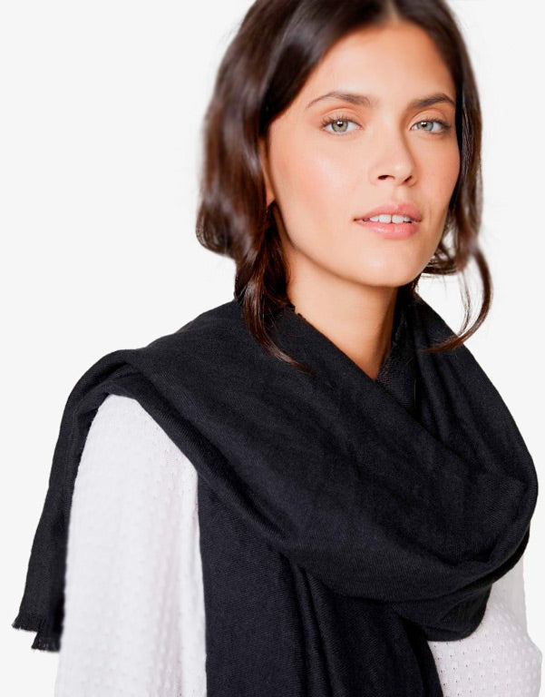 Cachecol Unissex Preto – Tpm de Ofertas